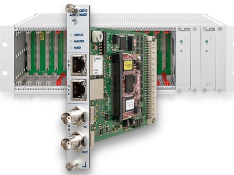 Jünger Audio Adds Dante Aes67 And Madi Connectivity To Its Modular C8000 Audio Processing System