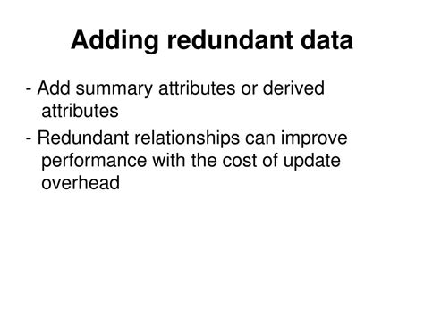 Ppt Denormalization Powerpoint Presentation Free Download Id6616606