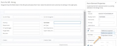 reference fields display options