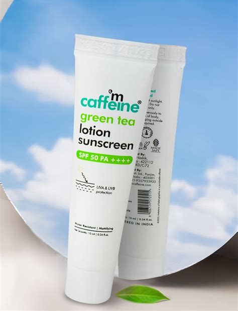 Green Tea Lotion Sunscreen Spf 50