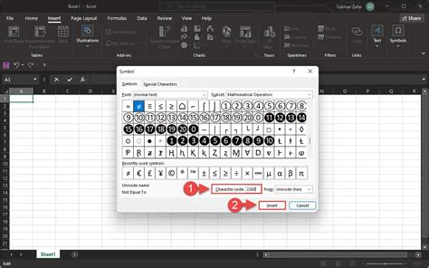 How To Type Does Not Equal Sign
