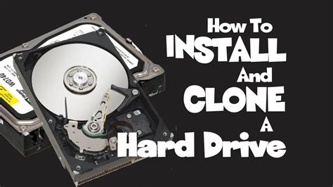 How To Install And Clone A Hard Drive YouTube