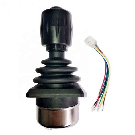 جوی استیک صنعتی اثر هال دومحور دکمه دار