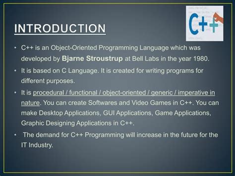 Basics Of C Programming Language Ppt