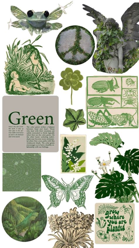 Green Sticker Aesthetics Green Aesthetic Green Sticker Green Scrapbook
