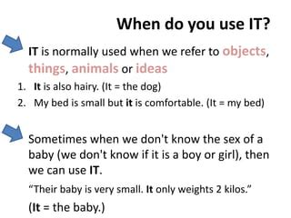 Types Of Pronouns PPTX