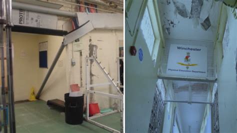 Winchester Prison Inmates Dig Through Cell Walls With Plastic Cutlery