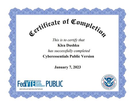 Klea Dushku En Linkedin Cyber Security Cyberessentials Certificate