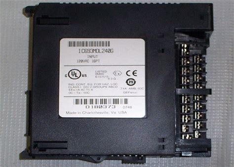 GE Fanuc Input Ethernet Input Module 16pt Relay Interface Module IC693MDL240G
