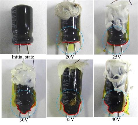 The Final State Of The Capacitors With Various Applied Voltages Download Scientific Diagram