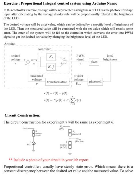 lab experiment 7 implementing a proportional