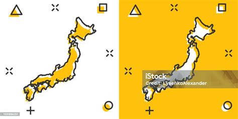 만화 색깔의 일본지도 아이콘만화 일본 사인 일러스트 픽토그램 국가 지리 스플래시 비즈니스 개념 개념에 대한 스톡 벡터 아트 및 기타 이미지 Istock