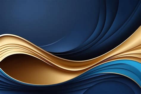 Premium Photo 3d Modern Wave Curve Abstract Presentation Background Luxury Paper Cut
