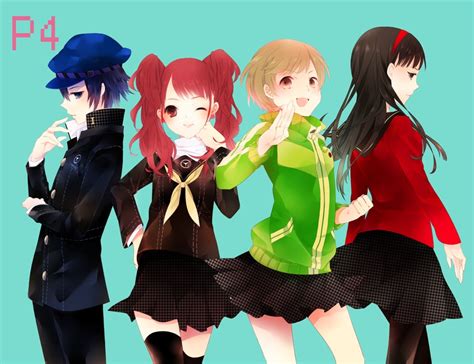 Shirogane Naoto Satonaka Chie Kujikawa Rise And Amagi Yukiko