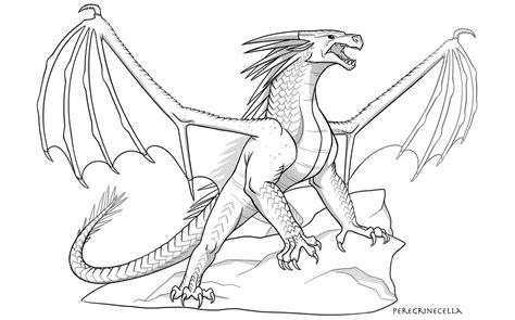 Skywing Icewing Hybrid Base Wings Of Fire By Jeredulevenin On