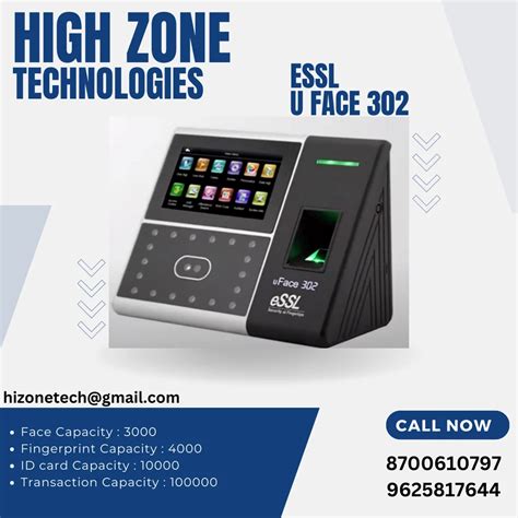 Essl Uface 302 Face Reader Biometric Attendance Machine At ₹ 21500 Piece Face Recognition