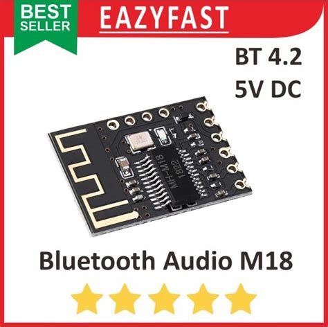 Modul Bluetooth Audio Receiver M18 Bt 4 2 Stereo Aux Module Board Lazada Indonesia