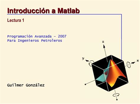 PPT Introducción a Matlab PowerPoint Presentation free download ID