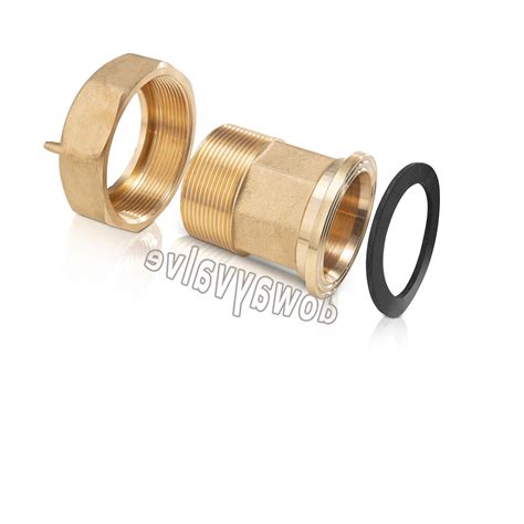 Brass Water Meter Connector Hexagon Nut Brass Water Meter Connector