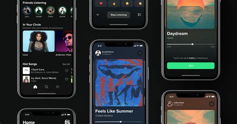 Listen Together Collaborative Listening Concept For Spotify Prototypr Prototyping