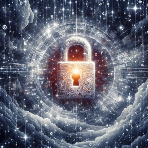 Premium Photo Hyper Realistic Space Encryption Concept Encrypted