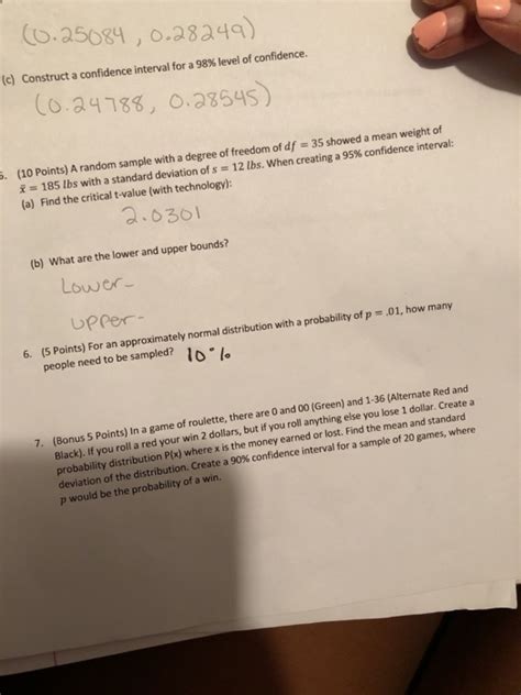 Solved Compare A Graph Of The Normal Density Function With A