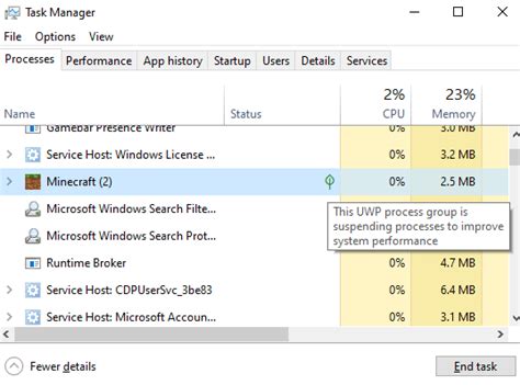Is There Any Way To Disable App Uwp Suspension Minecraft Suspended