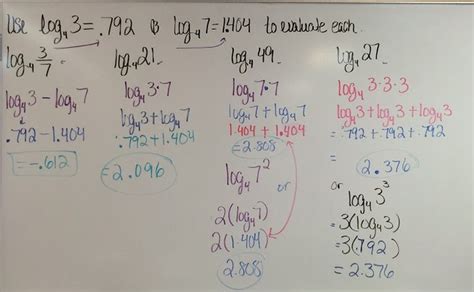 Expanding Apply Properties Of Logarithms