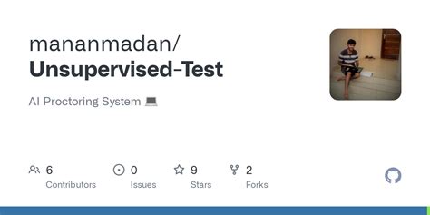 GitHub Mananmadan Unsupervised Test AI Proctoring System Computer
