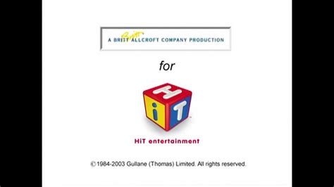 The Britt Allcroft Companyhit Entertainment 198420032007 Youtube