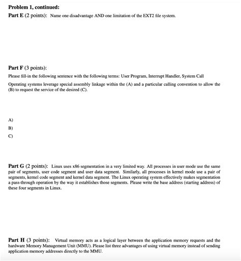 Solved Problem 1 25 Points Short Answers Part A 3