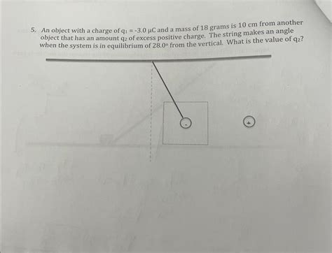 Solved An Object With A Charge Of Chegg Com