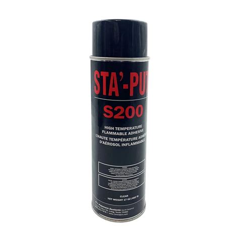 Ap Products Sta Put S200 Spray Adhesive Clear 17 Oz