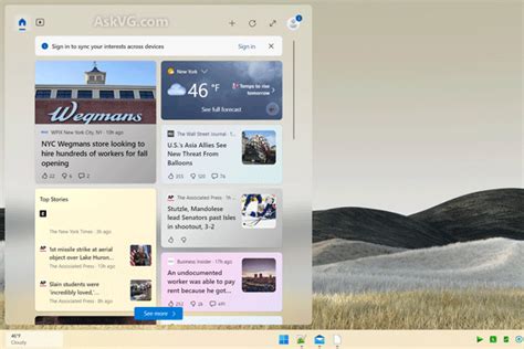 Windows 11 Update Enables Using Widgets Without Microsoft Account Askvg