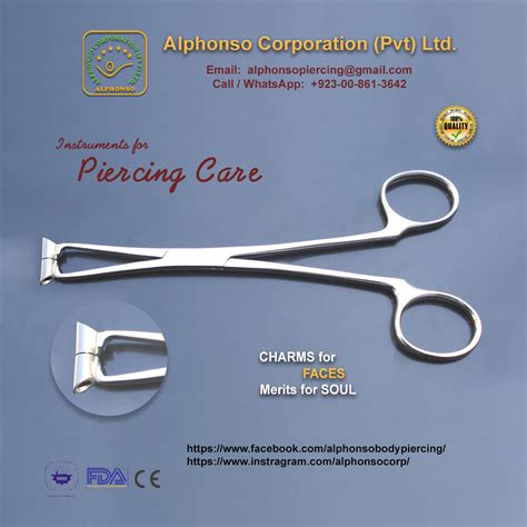 Professional Body Piercing Instruments Tools Piercing Kits S S