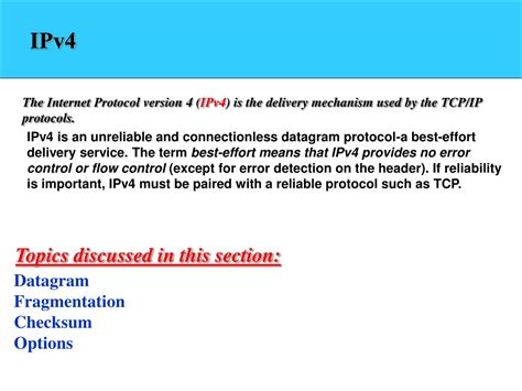 PPT IPv4 Protocol And Services PowerPoint Presentation Free Download ID 9186914