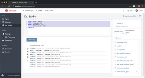 explore streaming data in kafka via a data api blog