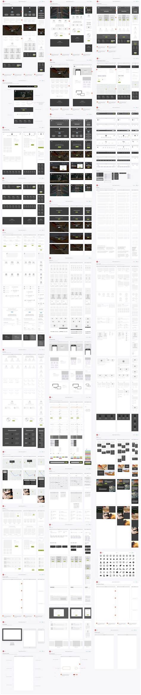 Best Best Website Wireframes Images On Pinterest Template User