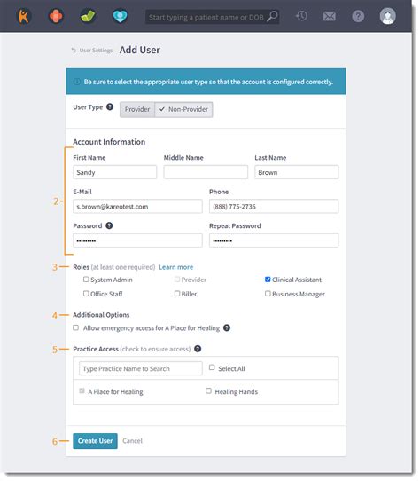 Add New User Or Provider Account Tebra Help Center