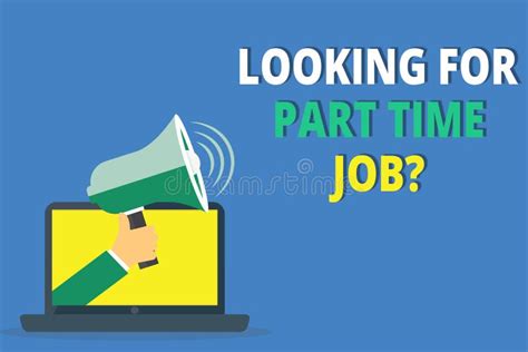 Handwriting Text Writing Looking For Part Time Job Question Concept Meaning To Earn Extra Money