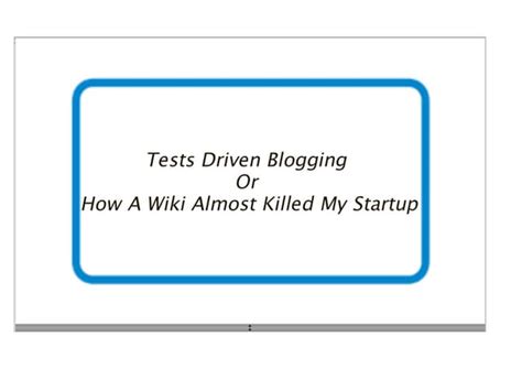 Test Driven Documentation Pdf