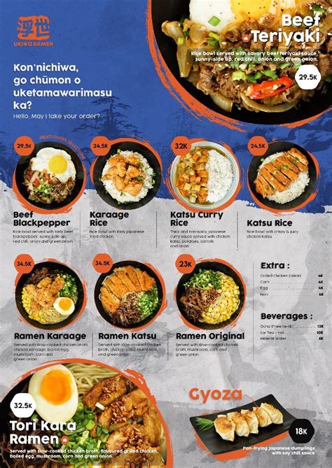 Set Menu Design Ideas