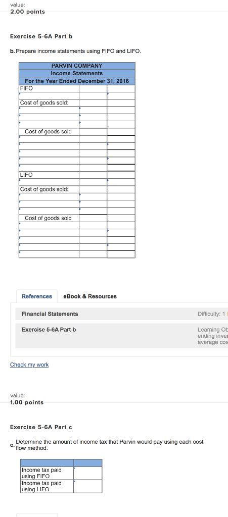 Solved Exercise A Allocating Product Cost Between Cost Of Chegg