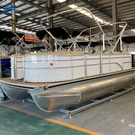 New Small Freshwater Offshore Sport Pontoon Boat For Sale China