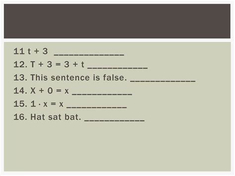 Mathematical Language And Symbols Pptx