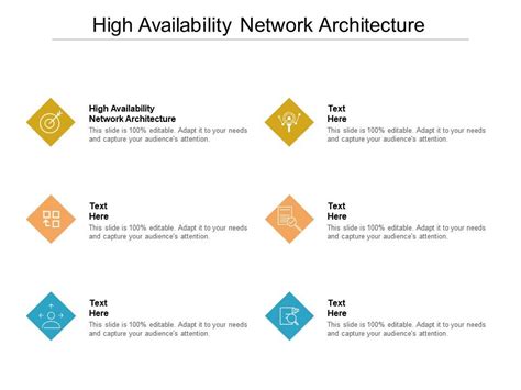 high availability network architecture ppt powerpoint presentation