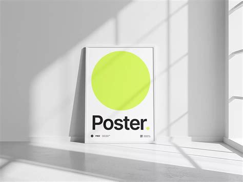 Minimalist Poster Mockup Psd The Free Mockup