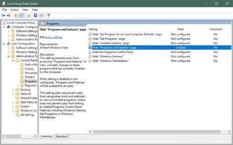 How To Hide Programs From Control Panel In Windows