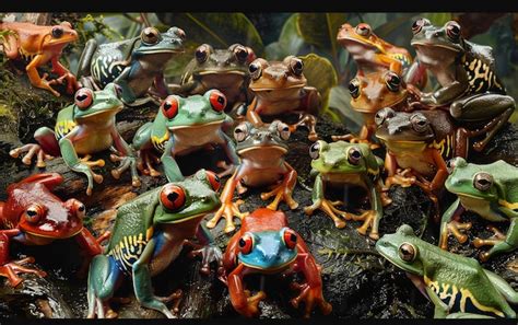 Premium Photo Vibrant Tree Frogs As Bioindicators