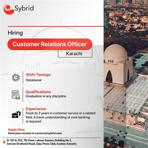 sybrid careers on linkedin we are hiring customer relations officers